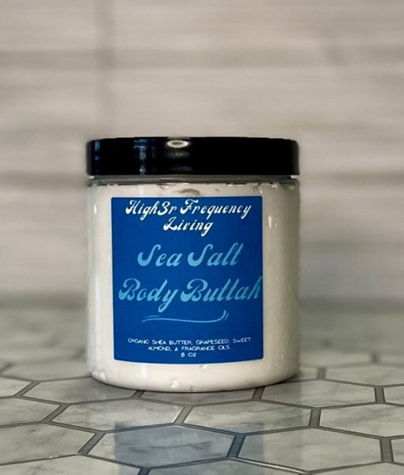 Luxury Whipped Sea Salt Body Butter 8oz - Etsy