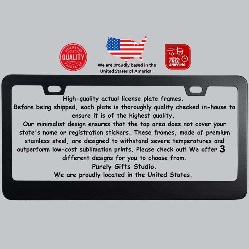 Mini License Plate - Etsy