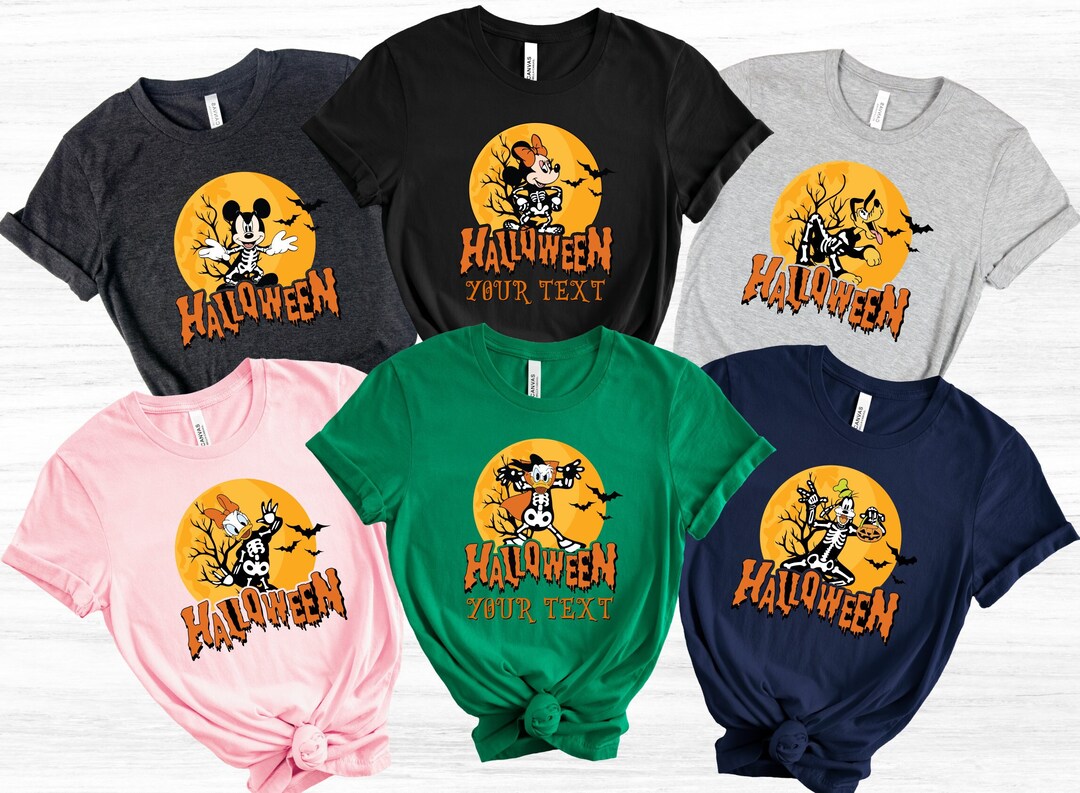 Disney Halloween Tee Halloween Disney Group Tee Disney - Etsy