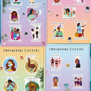 Black Power Sticker Bundle - Etsy