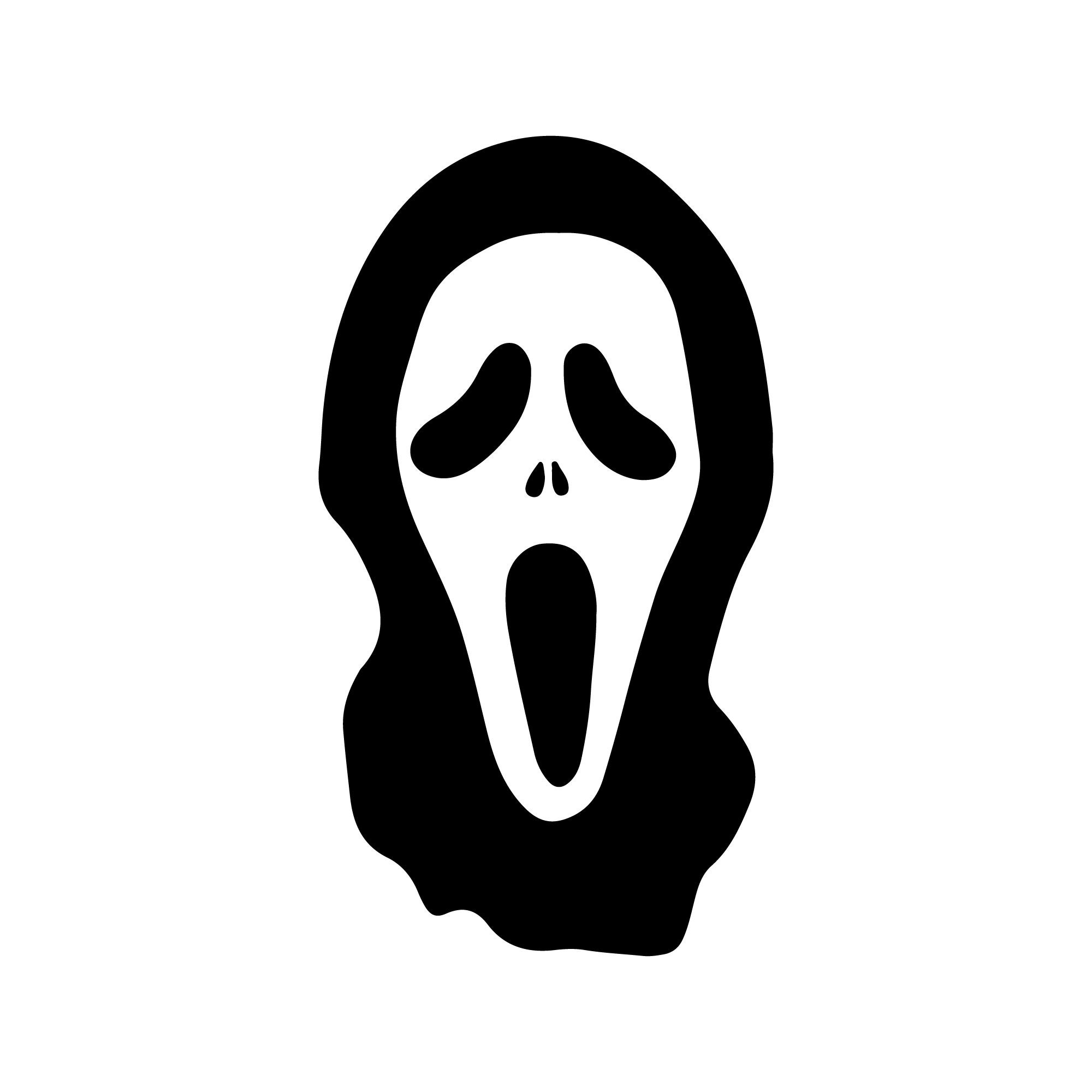 Ghostface Scream Digital Cut File SVG Horror SVG Scary Movies Scream ...