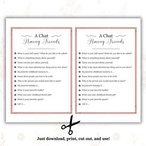 Conversation Cards Printable Conversation Starters, Icebreaker Game ...