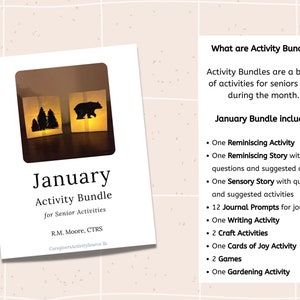 January Activities for Seniors, Dementia Activities, Memory Care ...