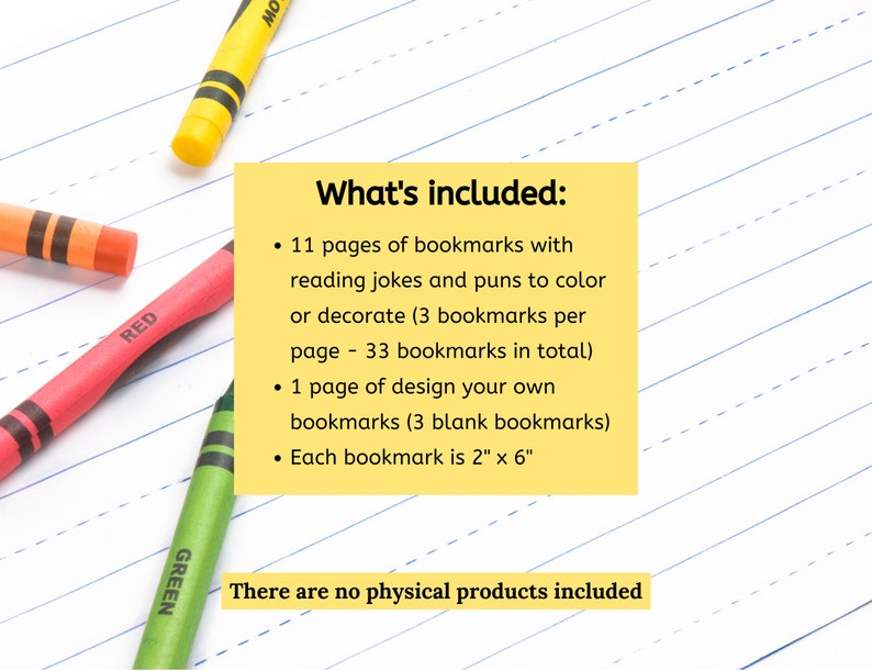 Printable Bookmark Coloring for Kids Reading Puns and Jokes, Teacher ...