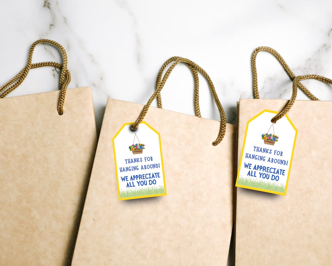 Thank You Gift Tags Printable Volunteer Appreciation Tags for Church ...