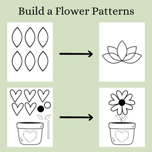 Paper Flowers Printable Craft for Kids and Seniors Dementia Summer ...