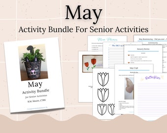 March Activity Bundle for Senior Activities, Reminiscing, Sensory ...