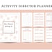 Activity Director Planner for Activity Directors, Activity Coordinators ...