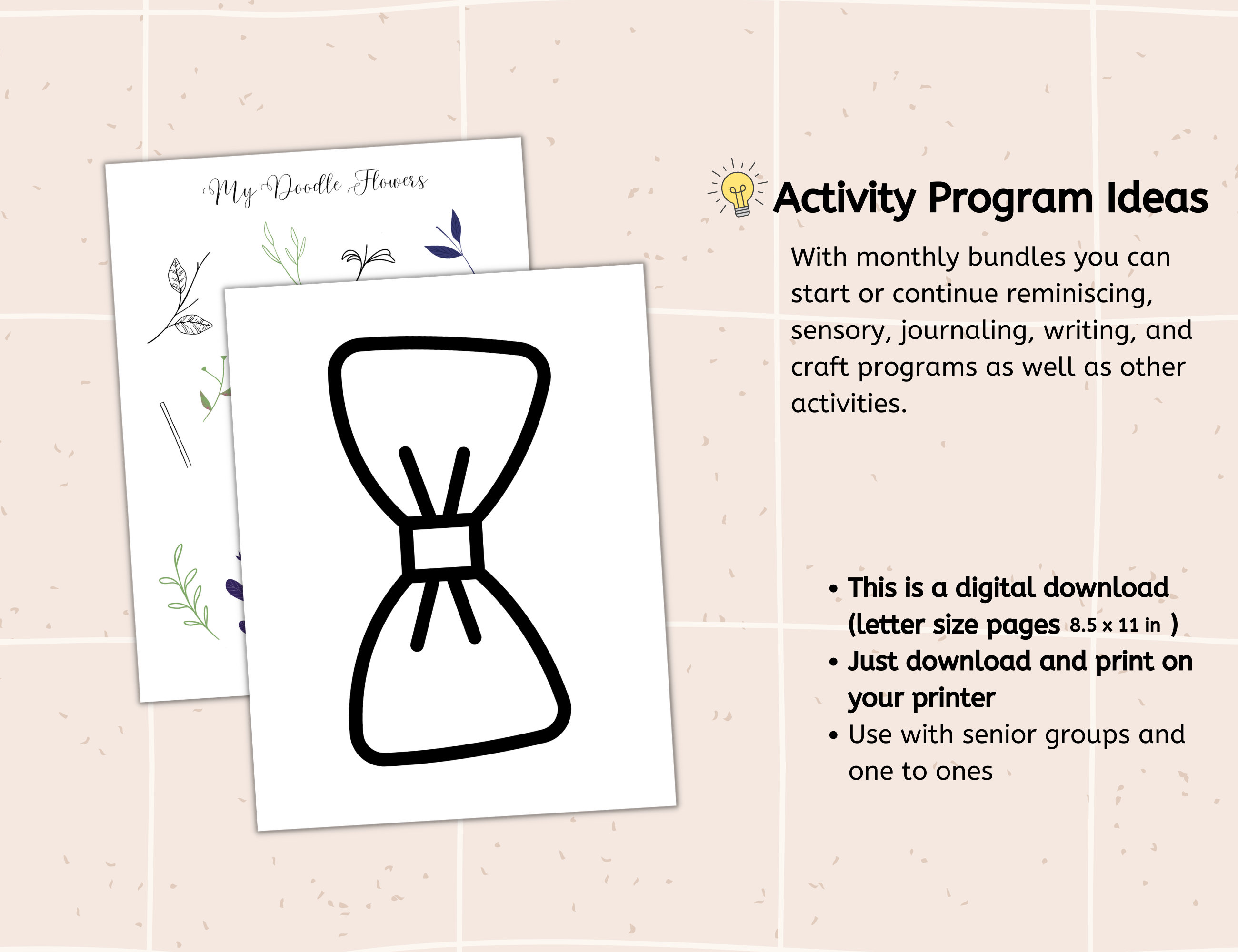 June Activity Bundle for Senior Activities, Reminiscing, Sensory ...