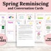 Winter Reminiscing and Conversation Cards Printable for Reminiscing and ...