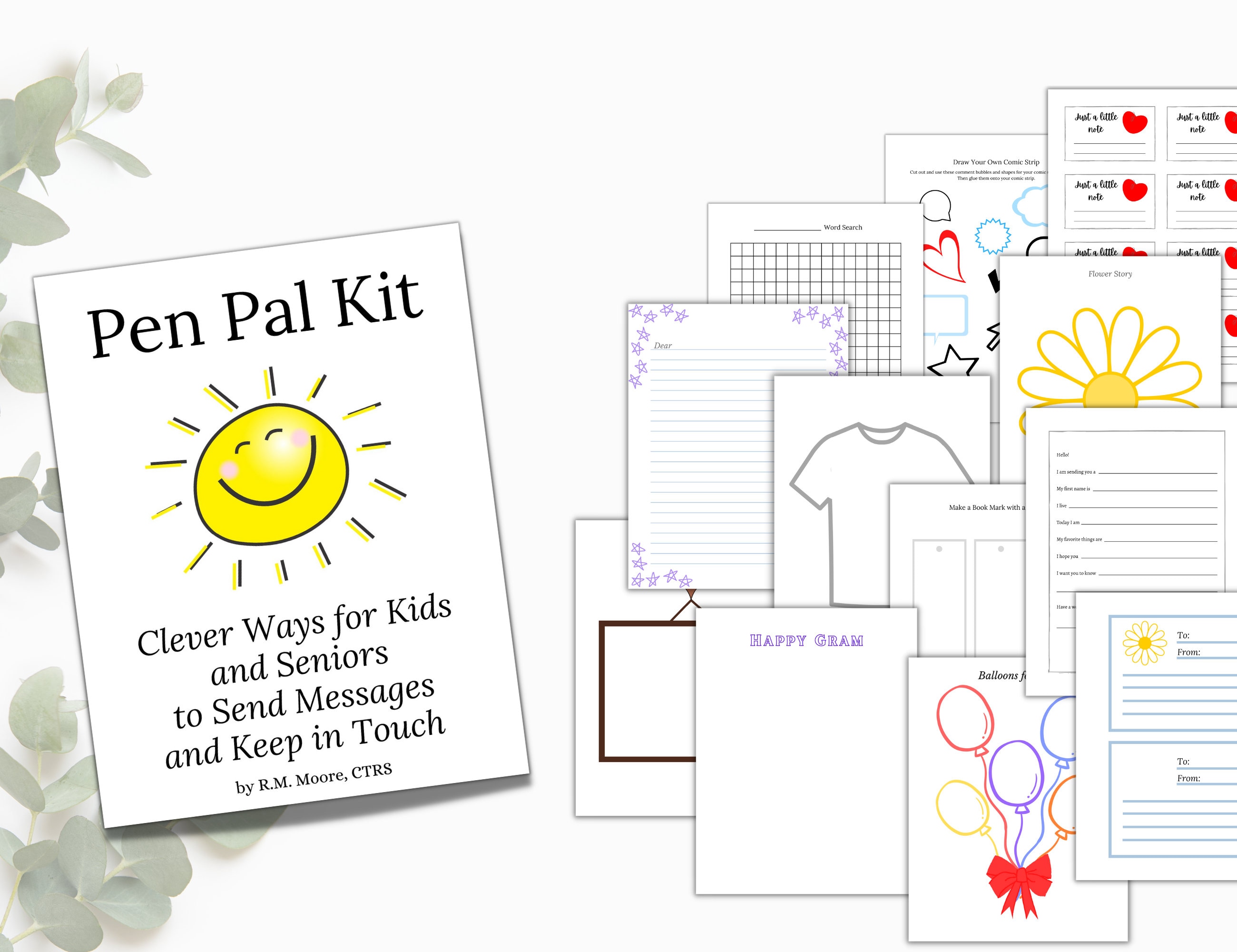 Pen Pal Kit Clever Ways for Kids and Seniors to Send Messages and Keep ...