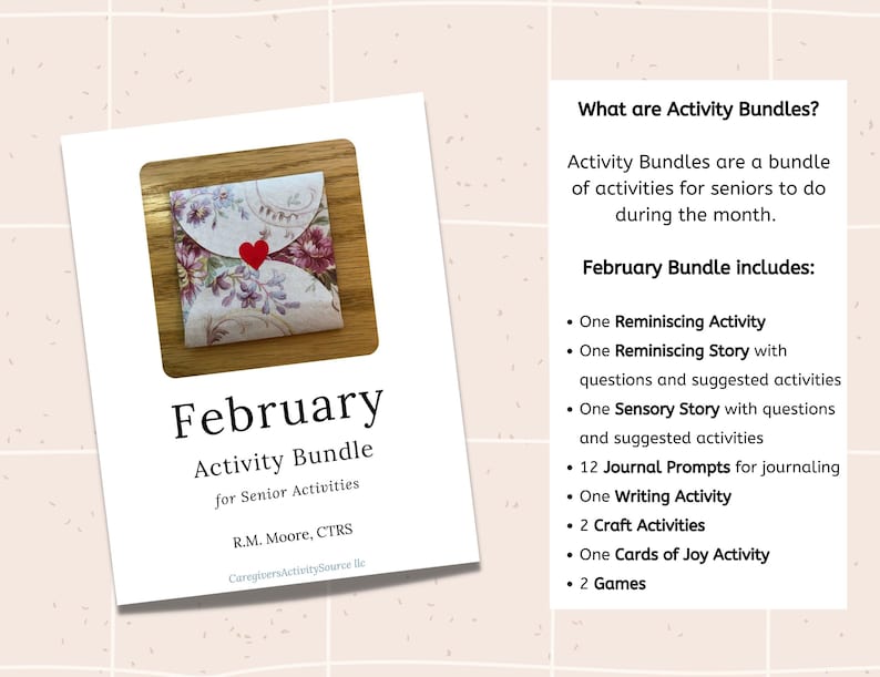 February Activities for Seniors, Dementia Activities, Memory Care ...