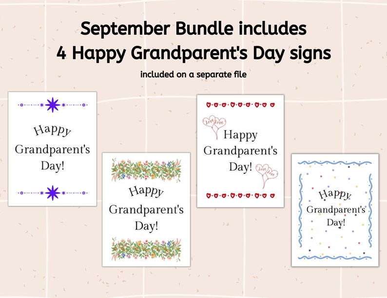 September Activity Bundle for Senior Activities, Reminiscing, Sensory ...