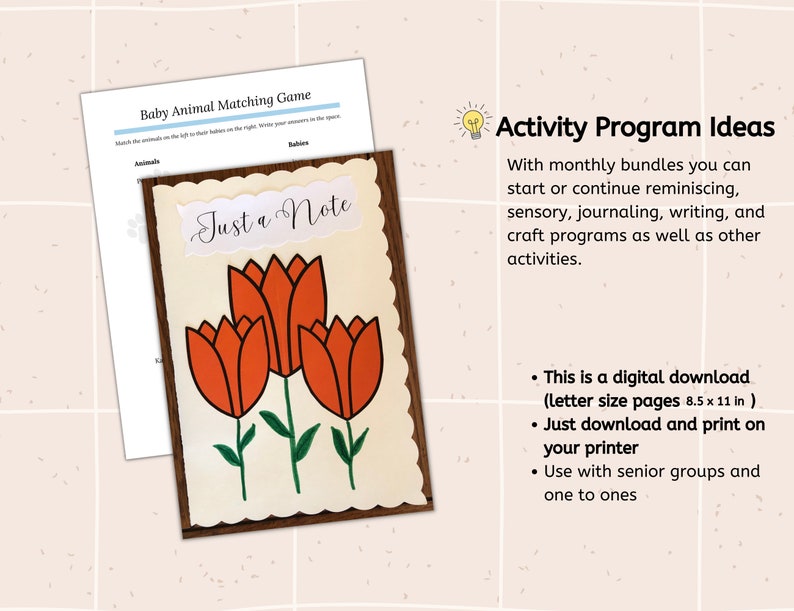 May Activity Bundle for Senior Activities, Reminiscing, Sensory ...