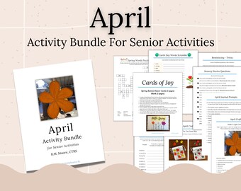 March Activity Bundle for Senior Activities, Reminiscing, Sensory ...