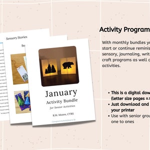 January Activities for Seniors, Dementia Activities, Memory Care ...