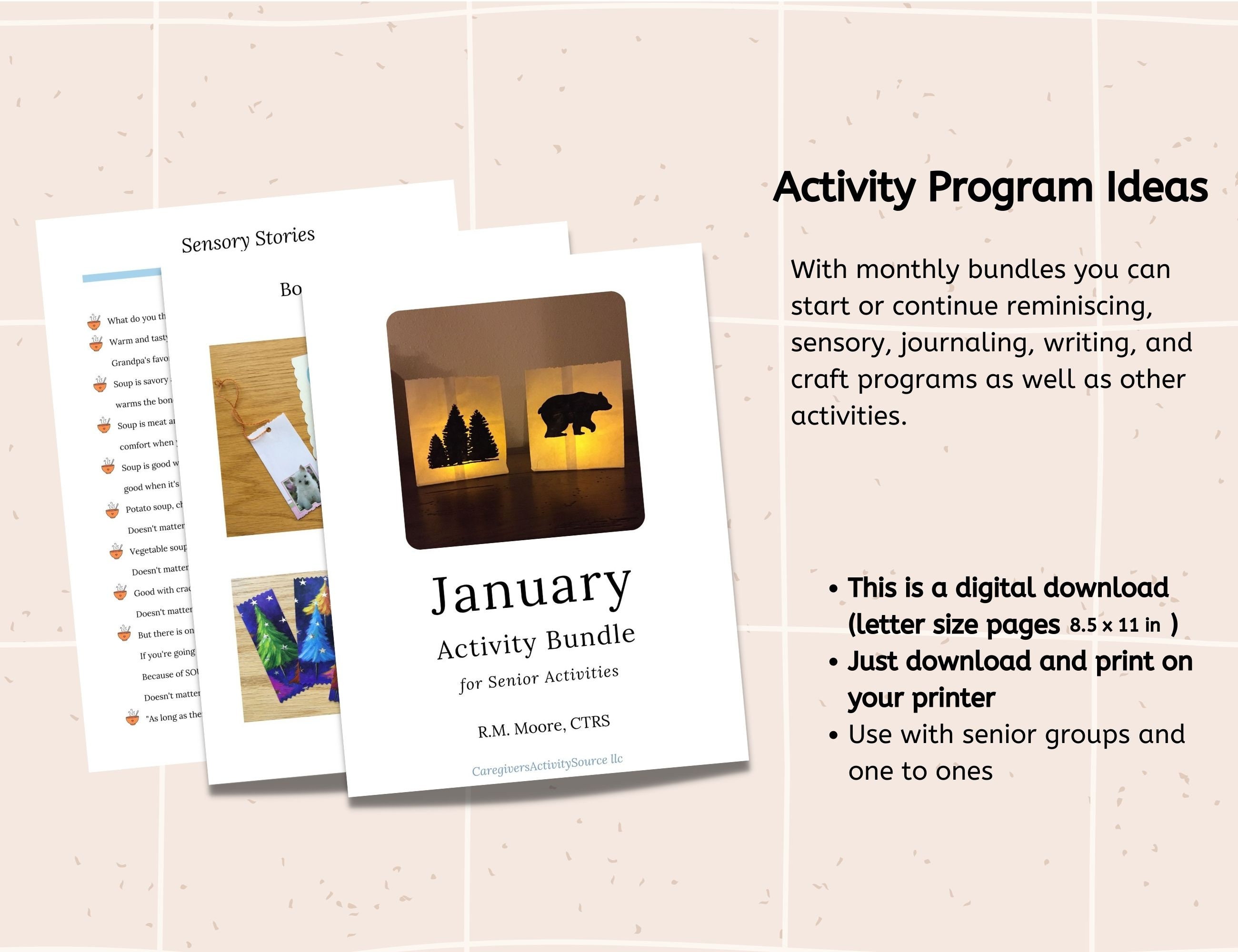January Activities for Seniors, Dementia Activities, Memory Care ...