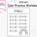 Coloring Worksheet - Learn Colors - Matching Colors Activity ...
