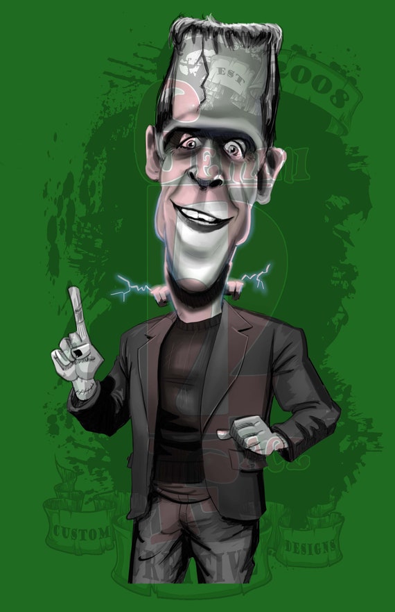 Classic Herman Munster PNG Digital File - Etsy