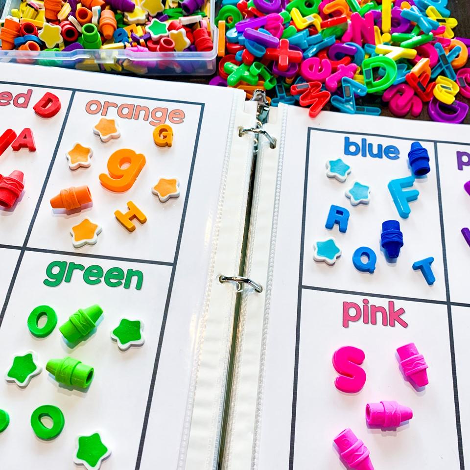Printable Homeschool Preschool Binder for Math, Literacy and Fine Motor ...