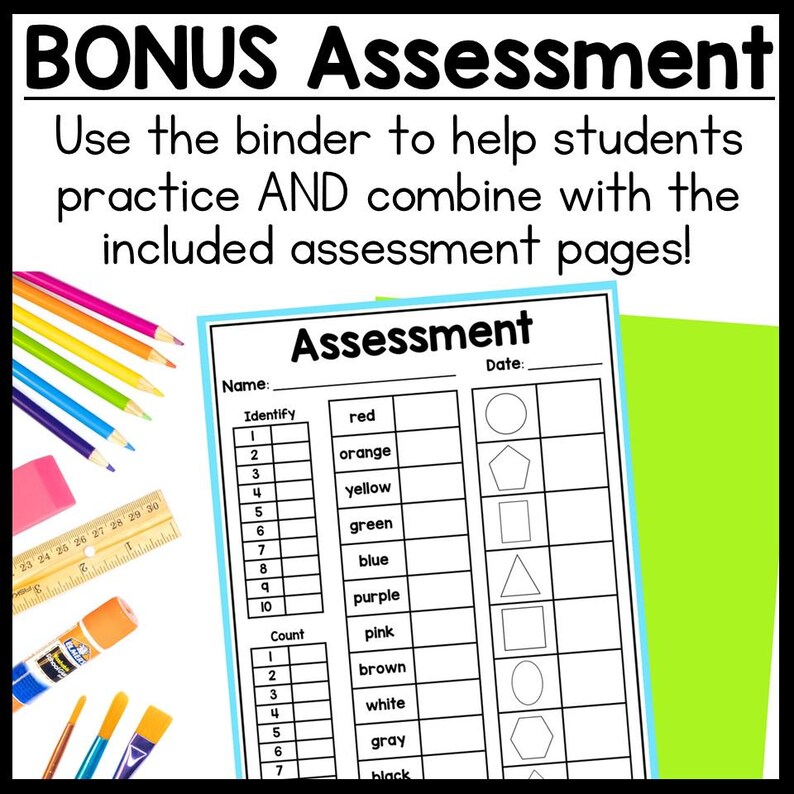 Printable Homeschool Preschool Binder for Math, Literacy and Fine Motor ...