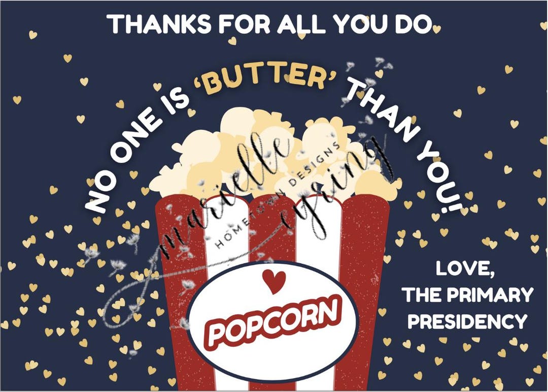 Customizable! - No One is 'butter' Than You - Thank You Tag - Etsy