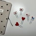 Paperclip, Handmade Love Clips, Bookmark, Office and School Supplies ...