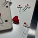 Paperclip, Handmade Love Clips, Bookmark, Office and School Supplies ...