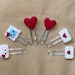 Paperclip, Handmade Love Clips, Bookmark, Office and School Supplies ...