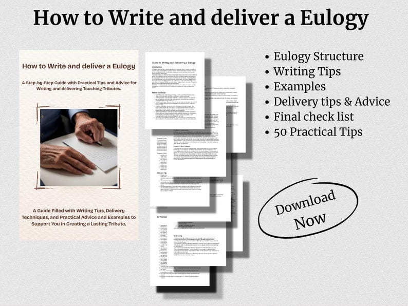 How to Write a Heartfelt Eulogy: Complete Guide With Examples | Best Tips for Creating a Moving ...