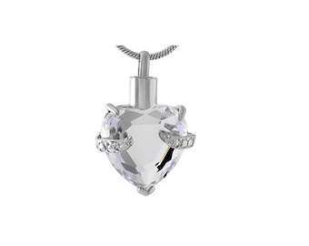 Ashes Cremation Jewellery Urn Yellow Heart Pendant Keepsake - Etsy