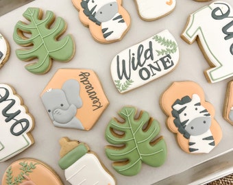 6 Wild One Themed Birthday Cookies - Etsy