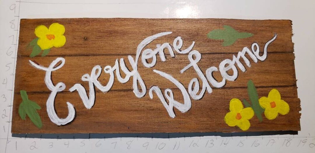 Everyone Welcome Wynonna Earp Inspired Wood Painting - Etsy