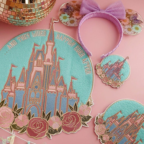 Disneyworld Castle Patch Iron on Patch Sew on Patch Patches - Etsy