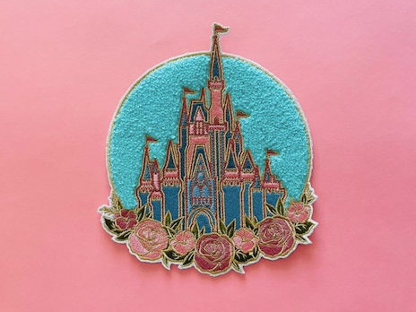 Disneyworld Castle Patch Iron on Patch Sew on Patch Patches - Etsy