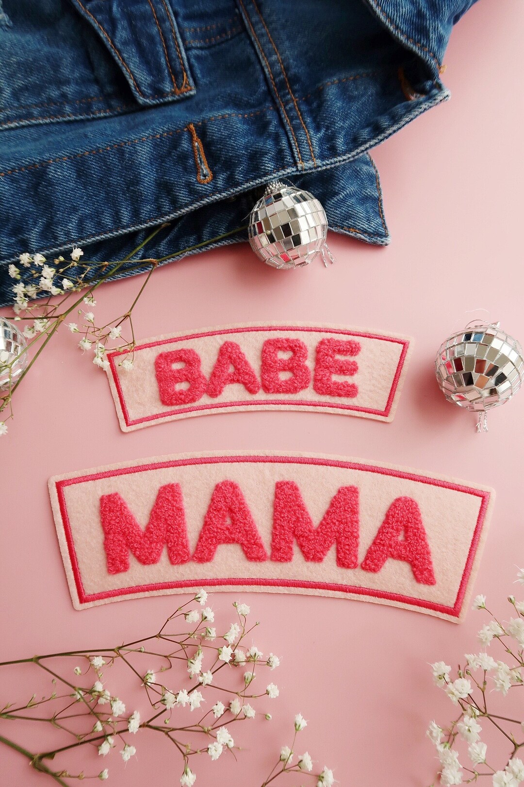 Mama and Babe Patch, Mama Patch, Mama and Mini Patch Set, Iron on Patch, Patches for Jacket - Etsy