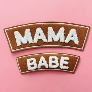 Mama and Babe Patch, Mama Patch, Mama and Mini Patch Set, Iron on Patch ...