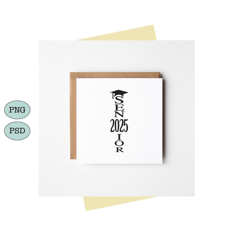 Senior 2025 With Graduation Cap Vertical Svg/sublimation, Graduation ...