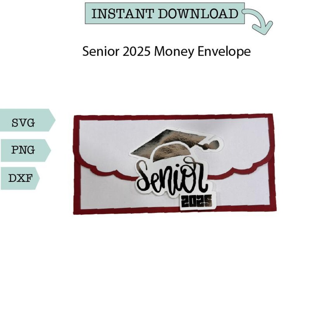 Graduation Money Gift Envelope Senior 2025 Graduation Cap Design - Etsy