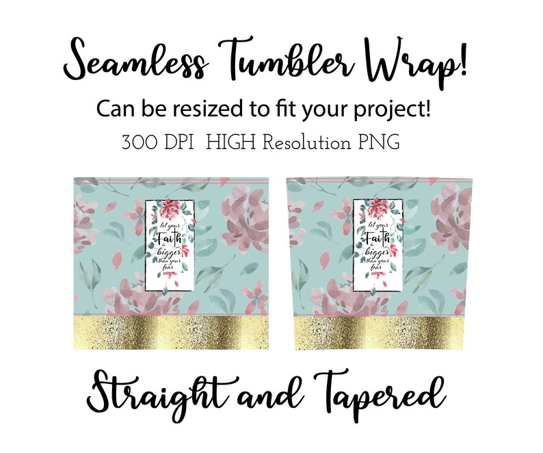 20 Oz Skinny Tumbler Sublimation Design Template Bible Verse, Christian ...
