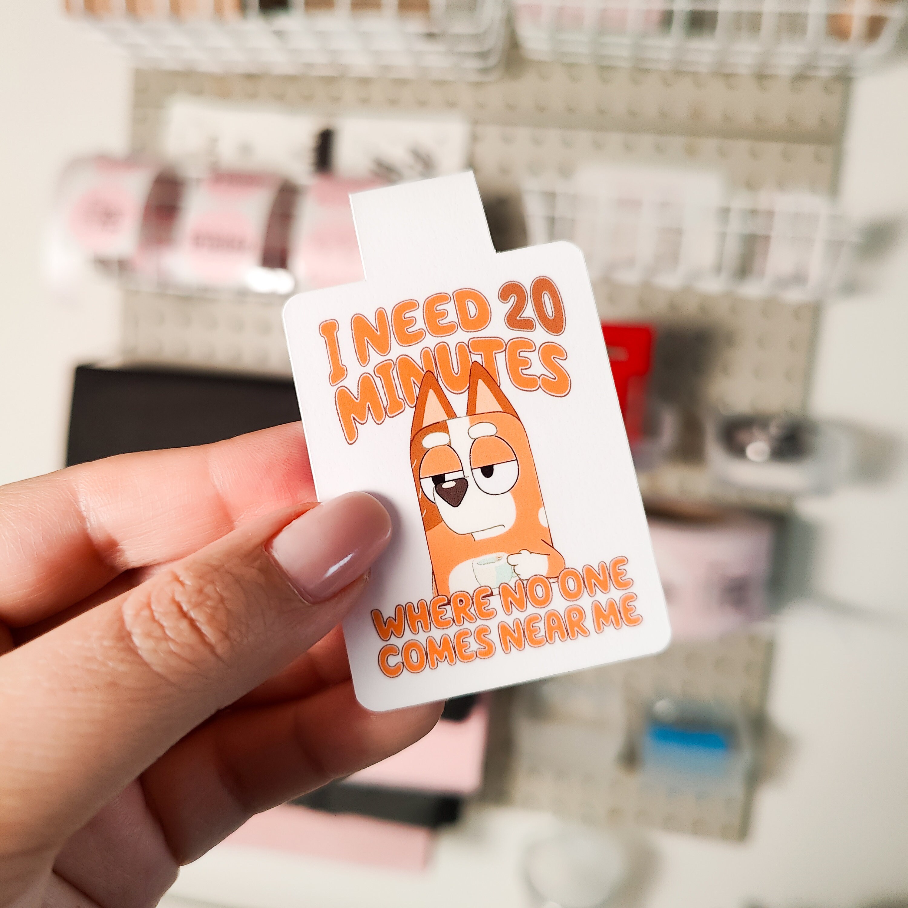 Funny Mom Magnetic Bookmark: Funny Bookish Gift - Etsy