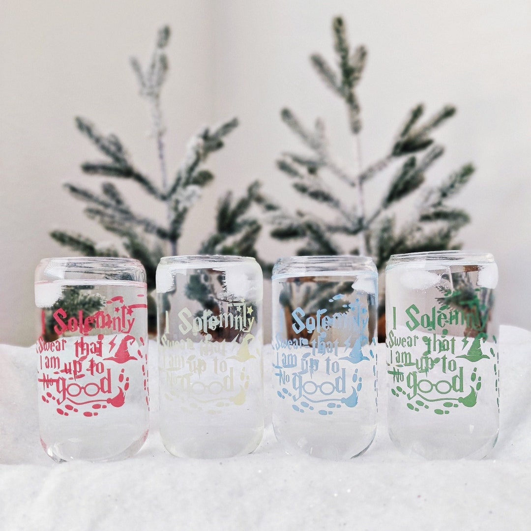 Cold Color Changing Glass Cup: Witch & Wizard Spell, Iced Coffee - Etsy