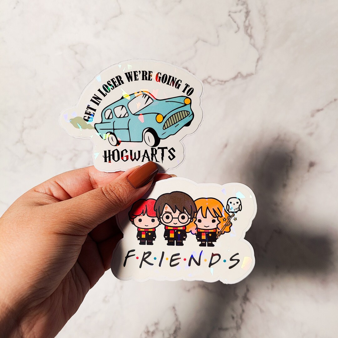 Wizards and Wizardry Holographic Sticker, Iced Coffee Sticker, Easy ...
