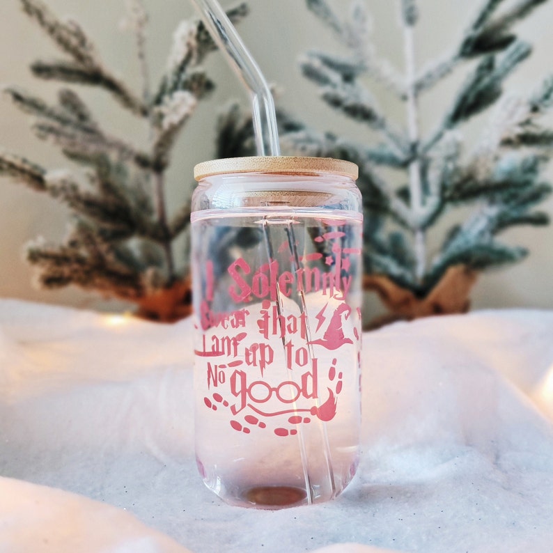 Cold Color Changing Glass Cup: Witch & Wizard Spell, Iced Coffee - Etsy