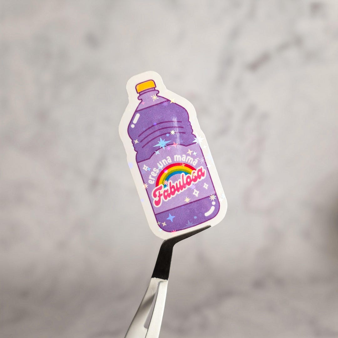 Fabulosa Mama Holographic Sticker: Water Resistant Mom Life Decal - Etsy