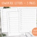 Printable Handwriting Worksheet, Hand Lettering, Handwriting Practice ...