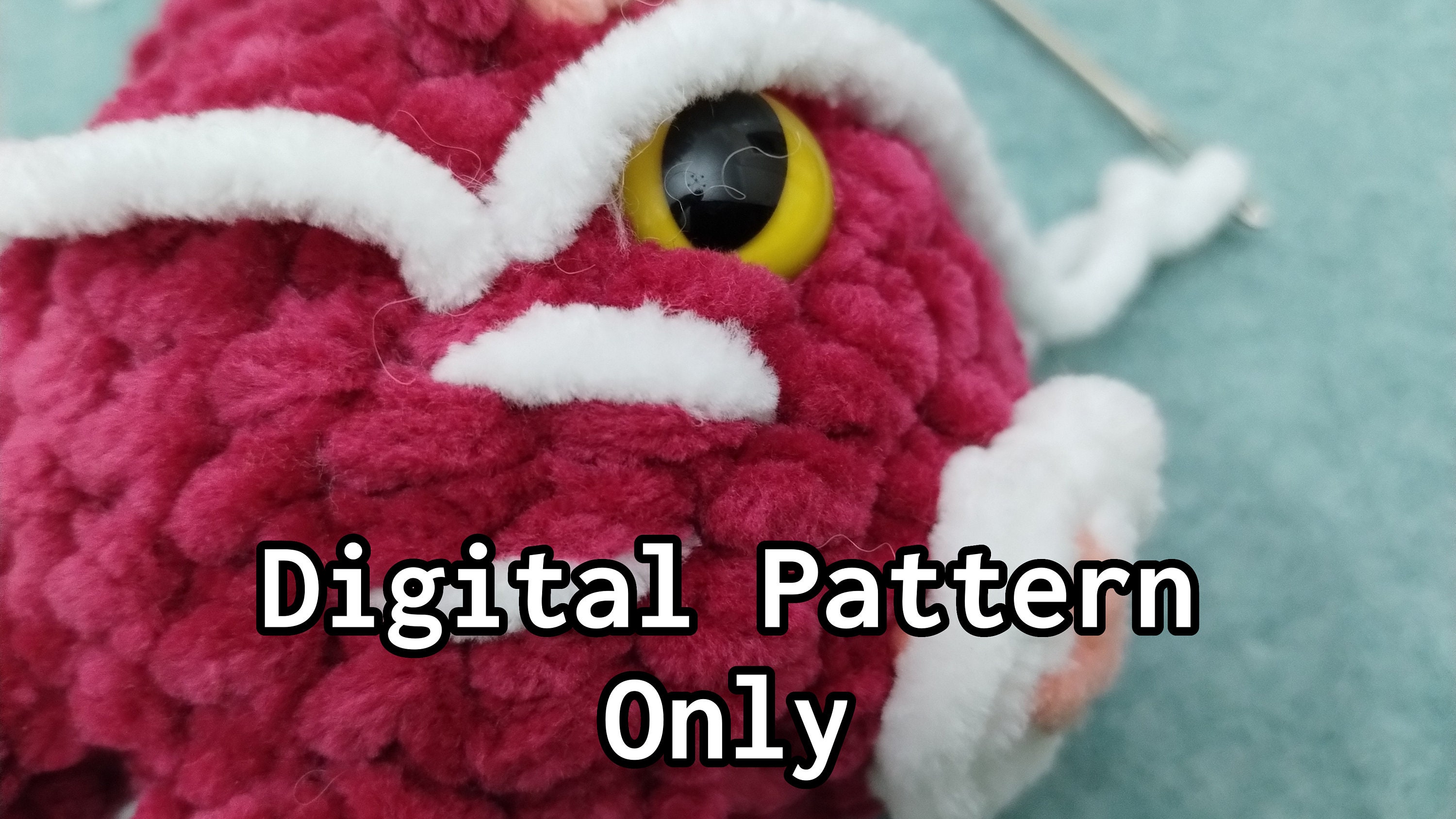 Cat Crochet Pattern Small Round Cat Digital PDF Crochet Pattern Solid ...