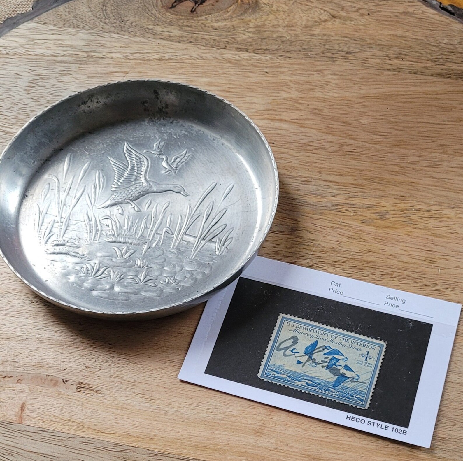 Pewter Mallard Duck Dish US Dept. of Interior Migratory Bird - Etsy
