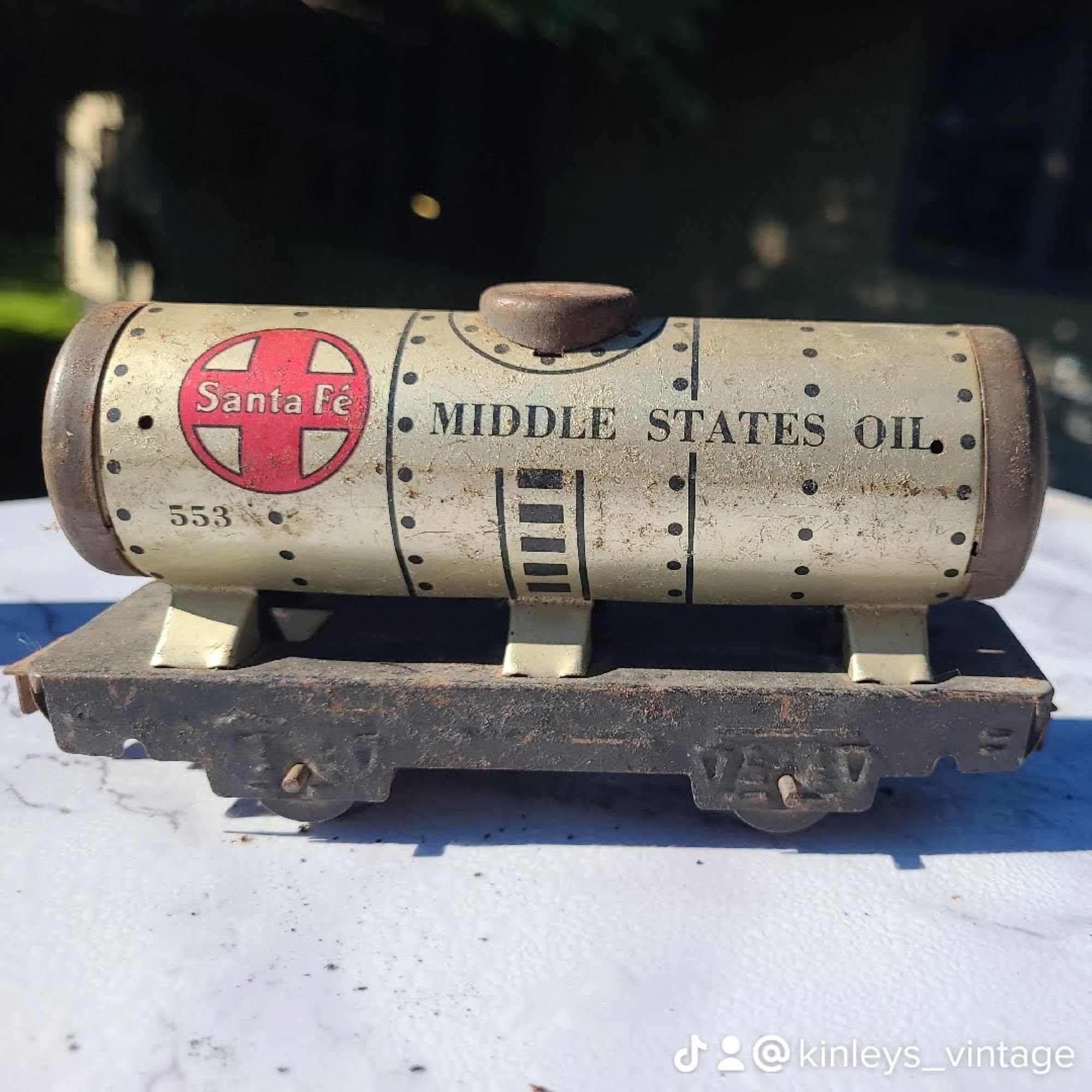 Vintage MAR Lines 553 Middle States Oil Car and Rail Road - Etsy