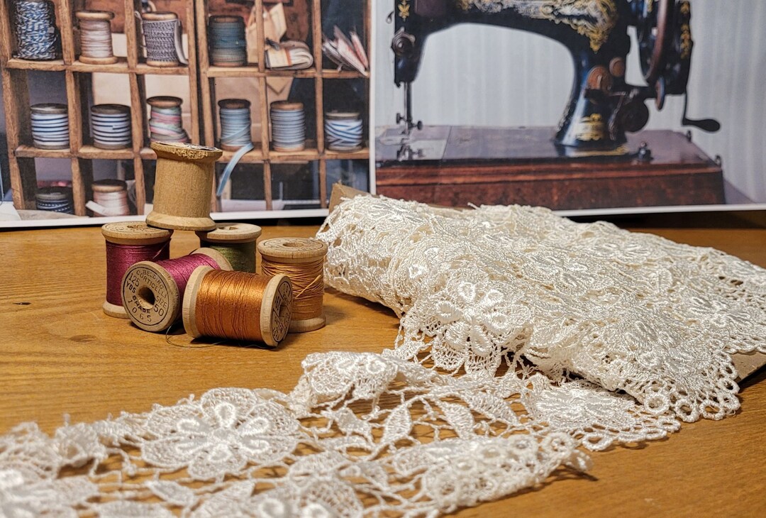 Vintage Lace Victorian Bridal Lace Beautiful Off-white Lace Three Yards ...